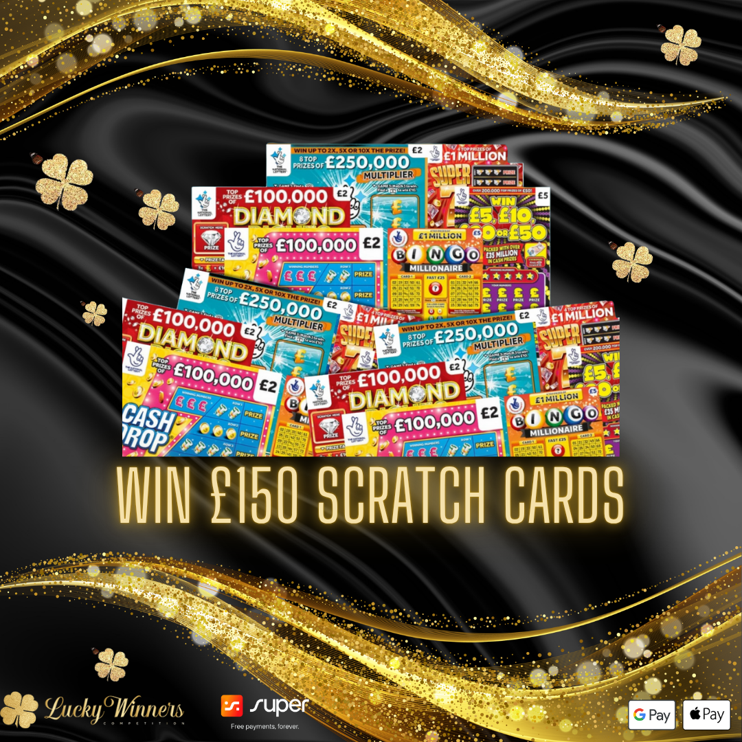 £150 Worth Of Scratch Cards Instant Wins Competition – Lucky Winners ...